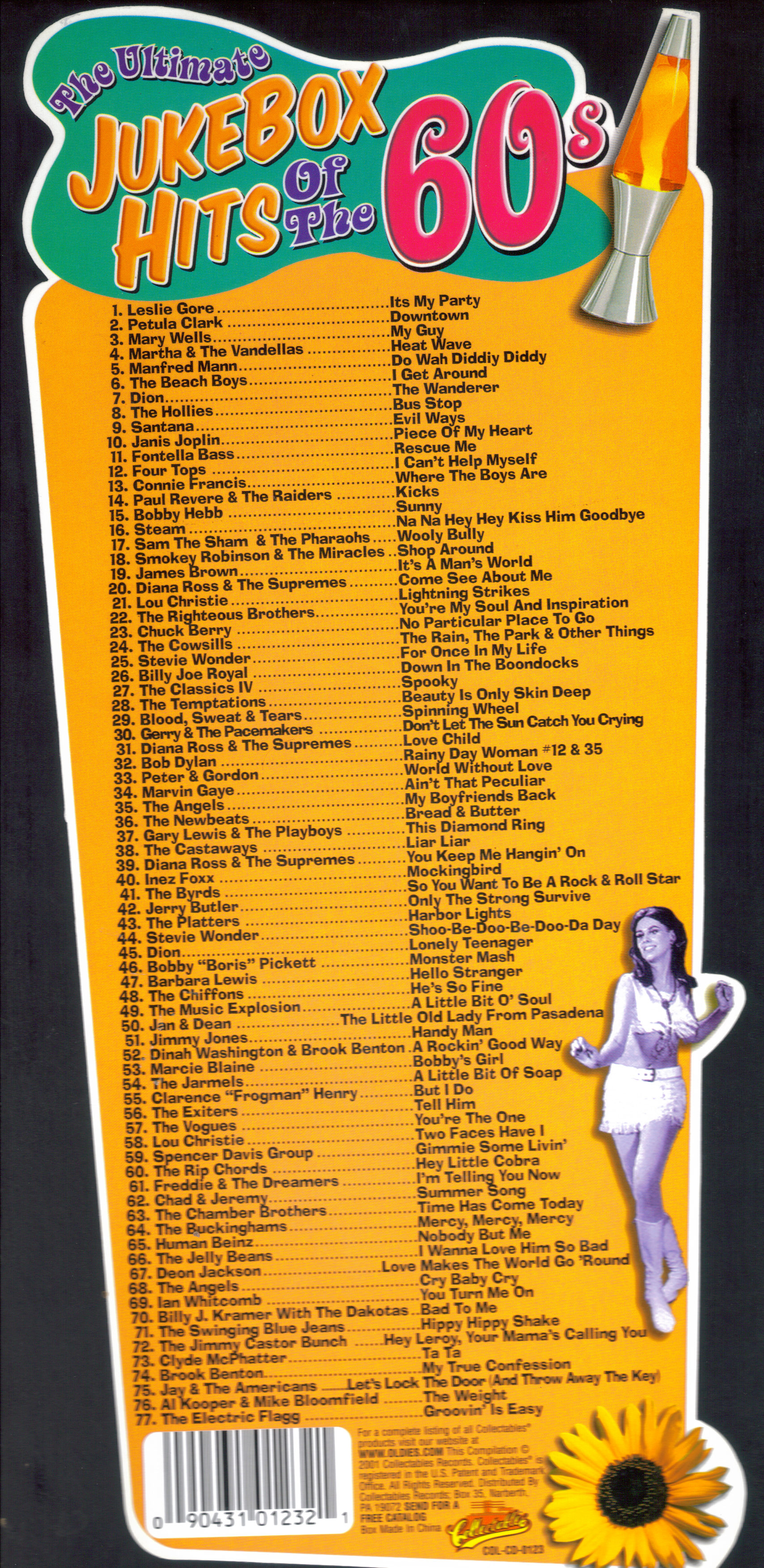 Jukebox Hits Of The 60s Vol 01 tm 05 : Box Back | CD Covers | Cover ...